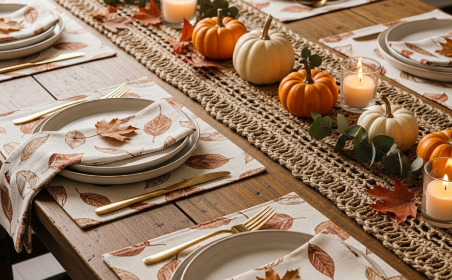 How to Set an Autumn-Inspired Table with Contrado’s Custom Decor